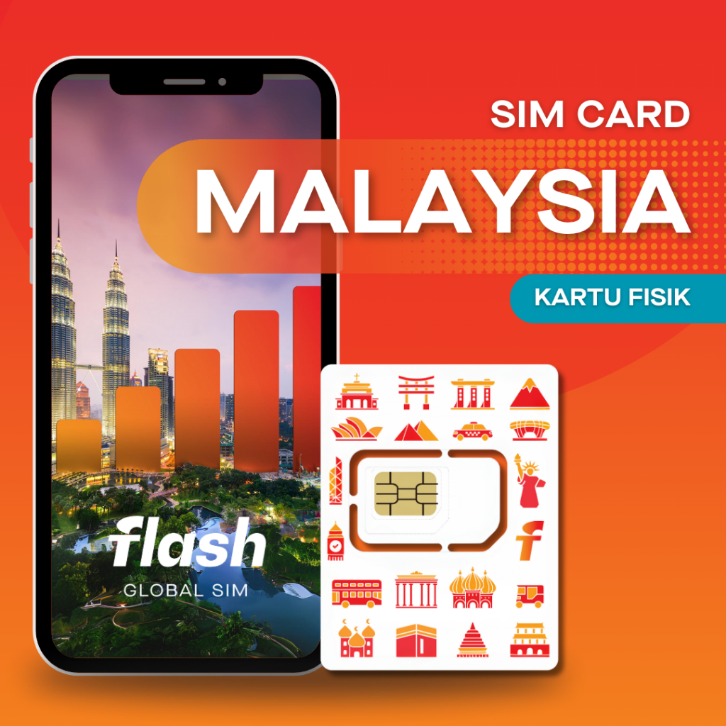 Jual SIM card MALAYSIA Unlimited Data Flash Global SIM Simcard Malaysia Singapore Thailand 3 ...
