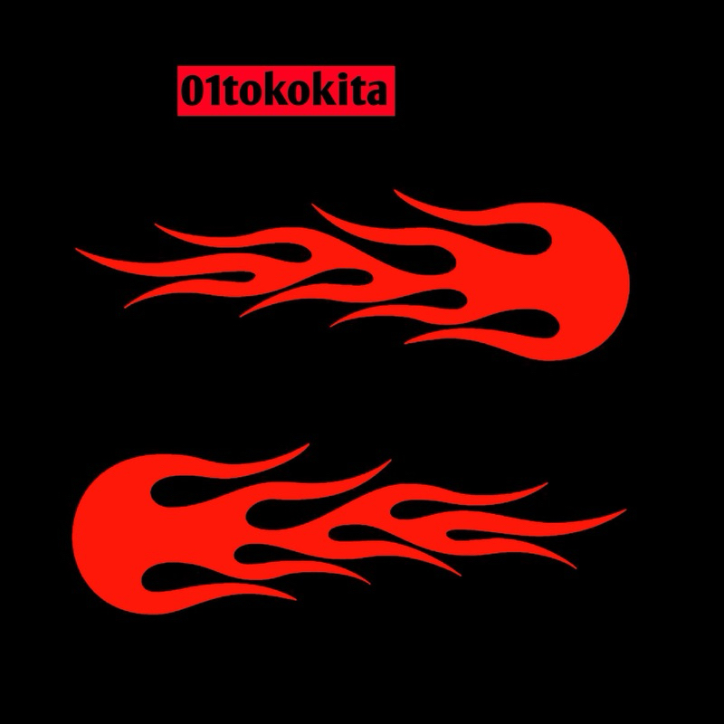 Jual Sticker cutting decal tebeng motor kanan kiri berkualitas Stiker ...