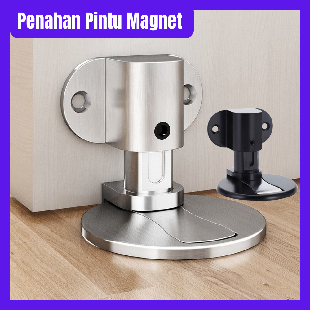 Jual Penahan Pintu Magnet Pintu Ganjal Pintu Magnetic Door Stopper ...