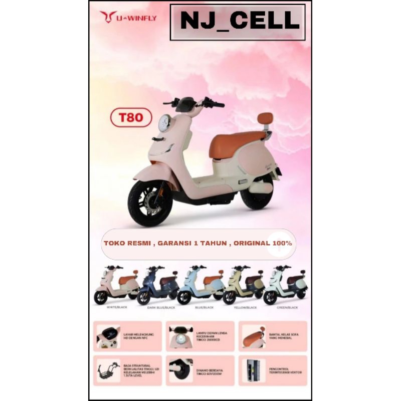 Jual MOTOR LISTRIK T80 1200 watt UWINFLy TERBARU MURAH BERGARANSI RESMI , T70 , T3s pro | Shopee ...