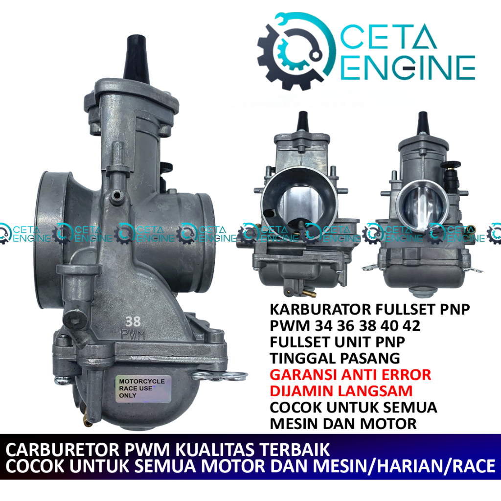Jual KARBURATOR PWM 34 36 38 40 42 GRADE A OEM QUALITY CARBURETOR KALBURATOR KARBULATOR KARBU ...