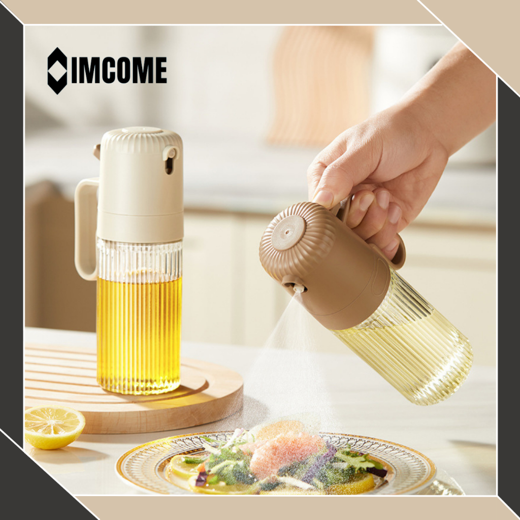 Jual IMCOME Botol Spray Minyak Goreng Spray Oil Bottle Glass Botol ...