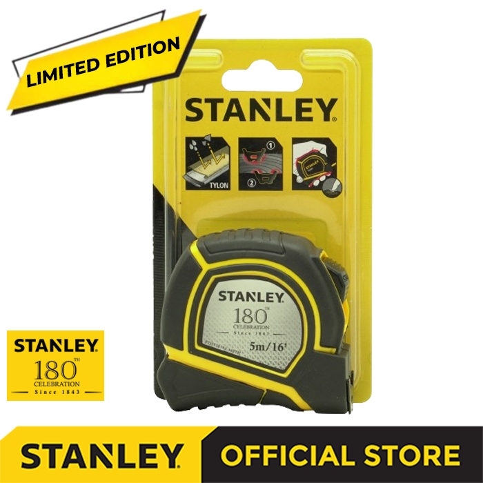 Jual Stanley 180th Tylon Tape Rules / Meteran Manual 5M STHT36194-180TH ...