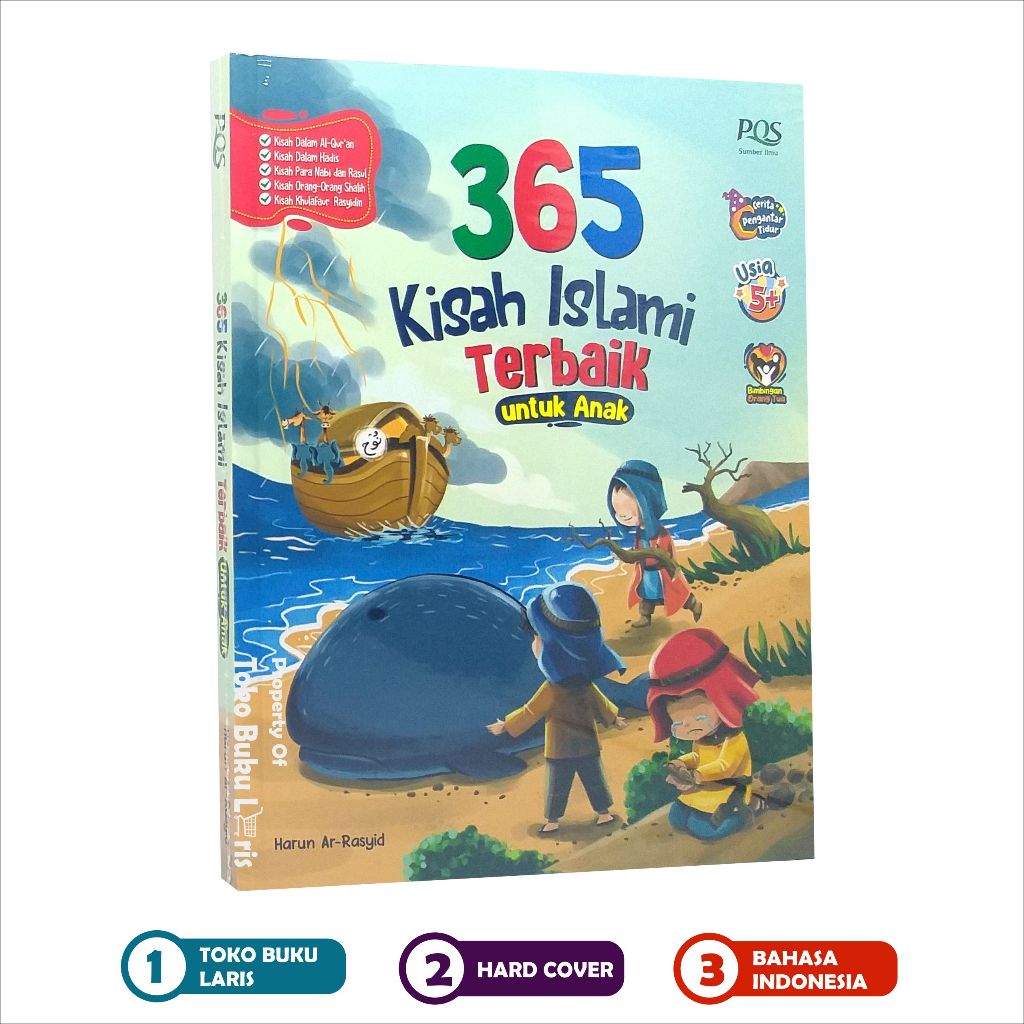 Jual 365 Kisah Islami Terbaik Untuk Anak PQS Cerita Pengantar Tidur Usia 5 Tahun Ke Atas PQS ...