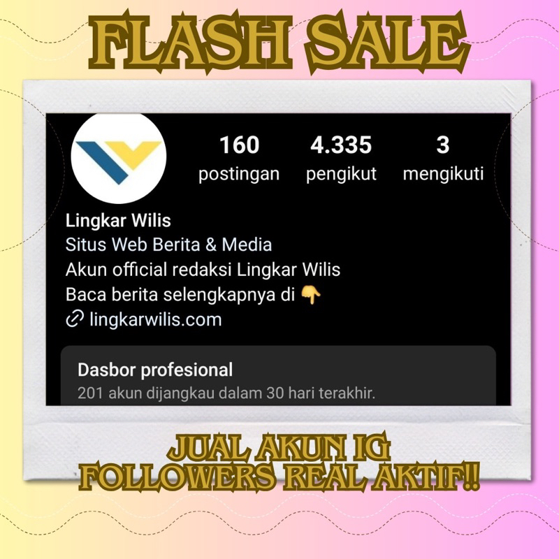 Jual JUAL AKUN IG TERMURAH AKUN INSTAGRAM AKTIF AKUN IG REAL AKTIF AKUN ...