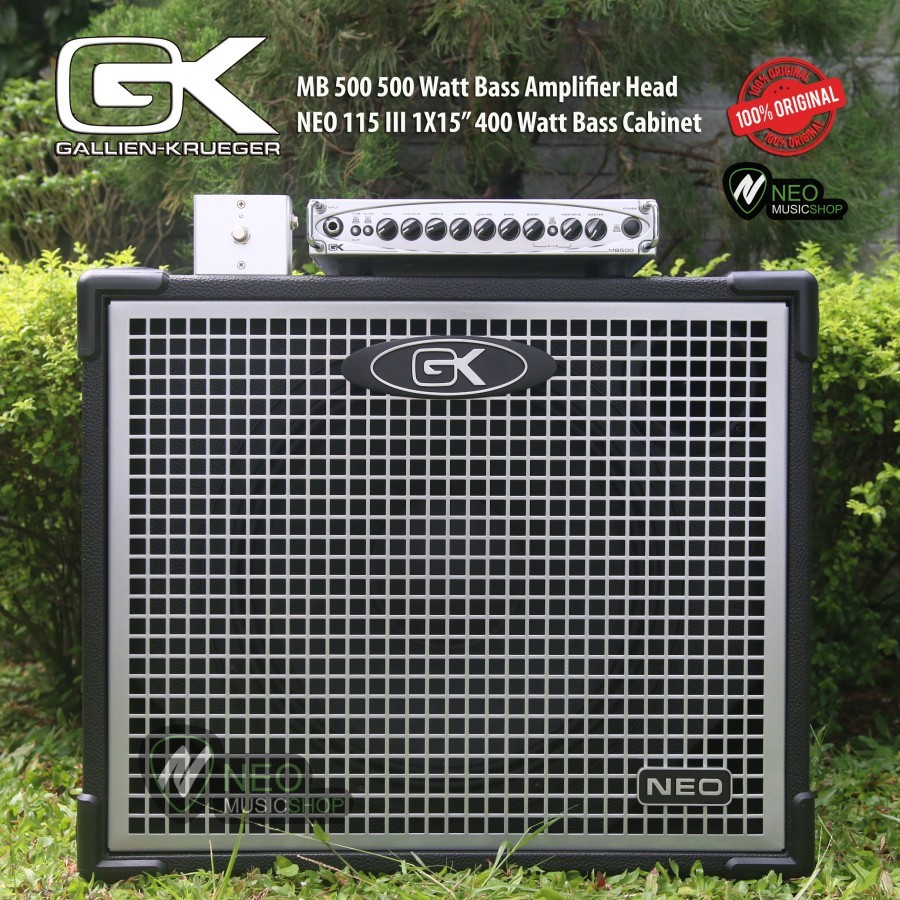 Jual Gallien Krueger MB500 Head + NEO115 III 1X15” 400 Watt Bass ...