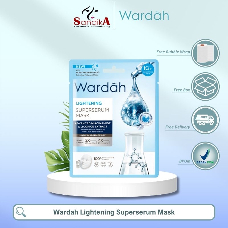 Jual Wardah Lightening Essence Sheet Mask 20ml | Shopee Indonesia