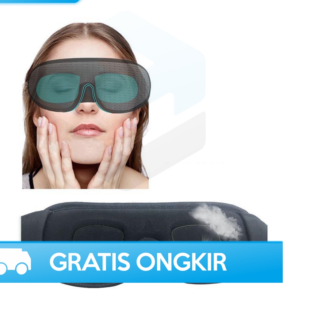 Jual PENUTUP MATA TIDUR GEL PENDINGIN SLEEPING 3D COVER BLINDFOLD EYE ...