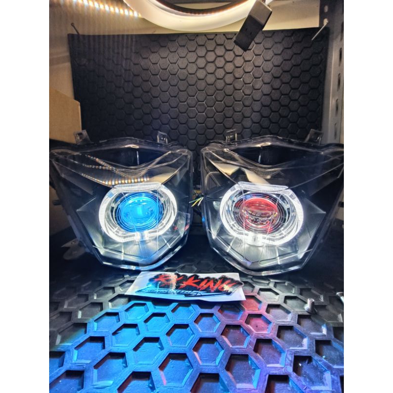 Jual LAMPU DEPAN BEAT ESP BEAT STREET 2018 MODIF SEMI BILLED | Shopee ...