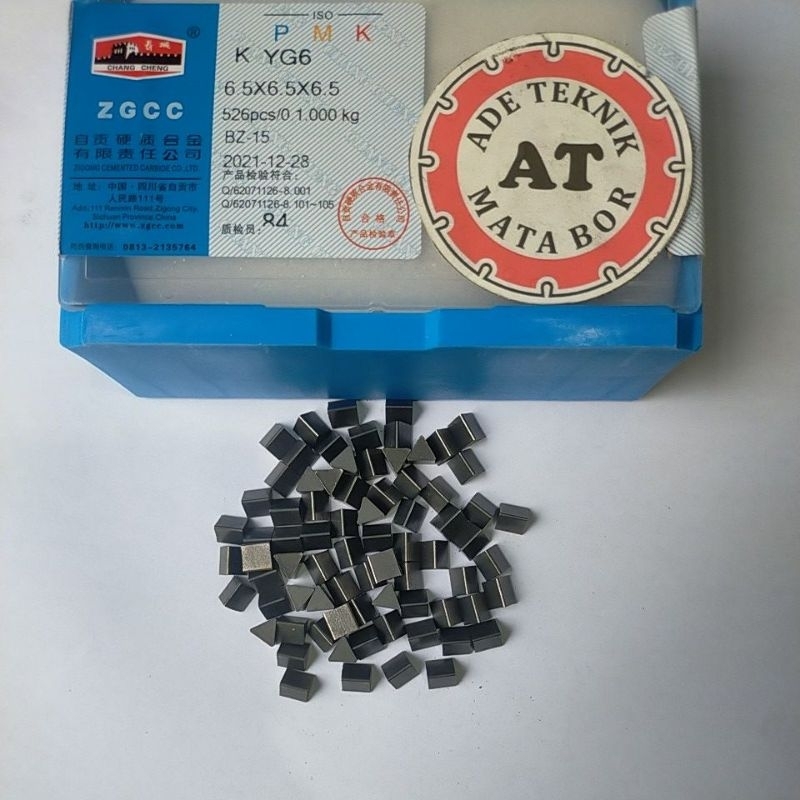 Jual Betel Widia 6,5 Mata Widia YG6 widia Carbide segitiga widia.Mata Bor Sumur khusus batuan ...