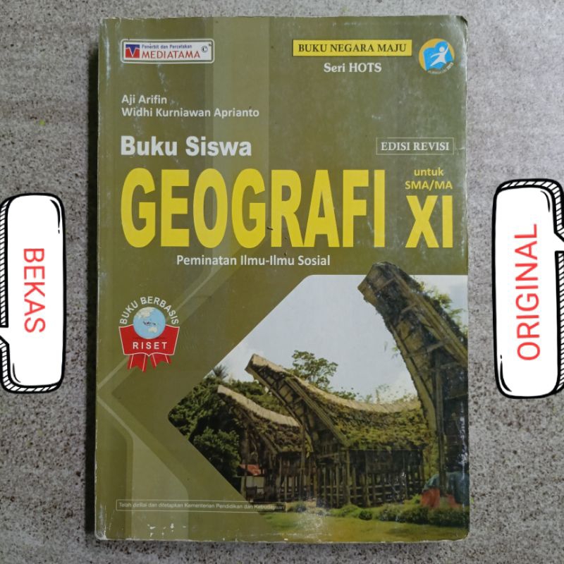 Jual Buku Geografi kelas 11 XI 2 II MA SMA Penerbit Mediatama Kurikulum ...