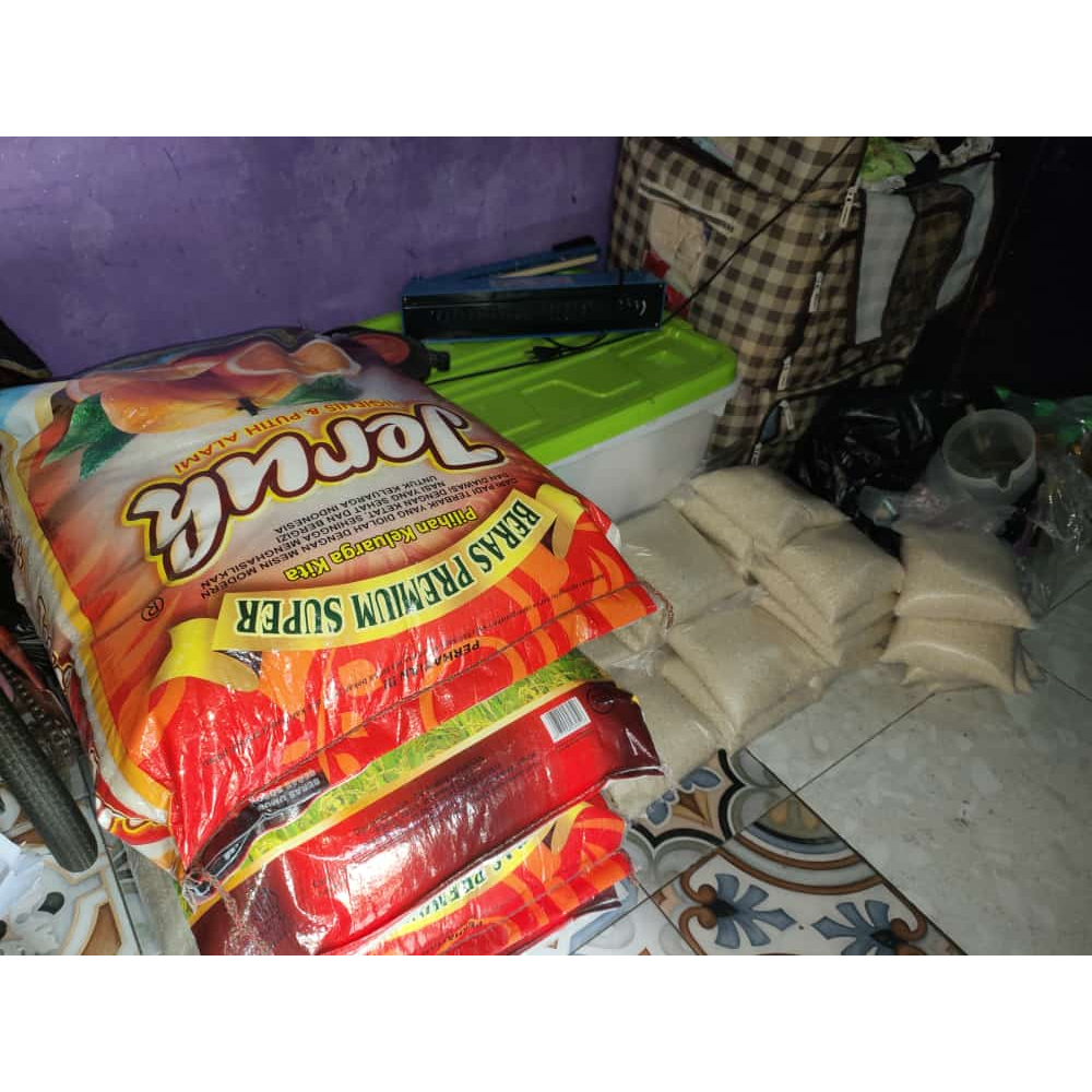 Jual Beras Bulir Utuh Putih Bersih 1kg Murah Beras Premium Beras Medium ...