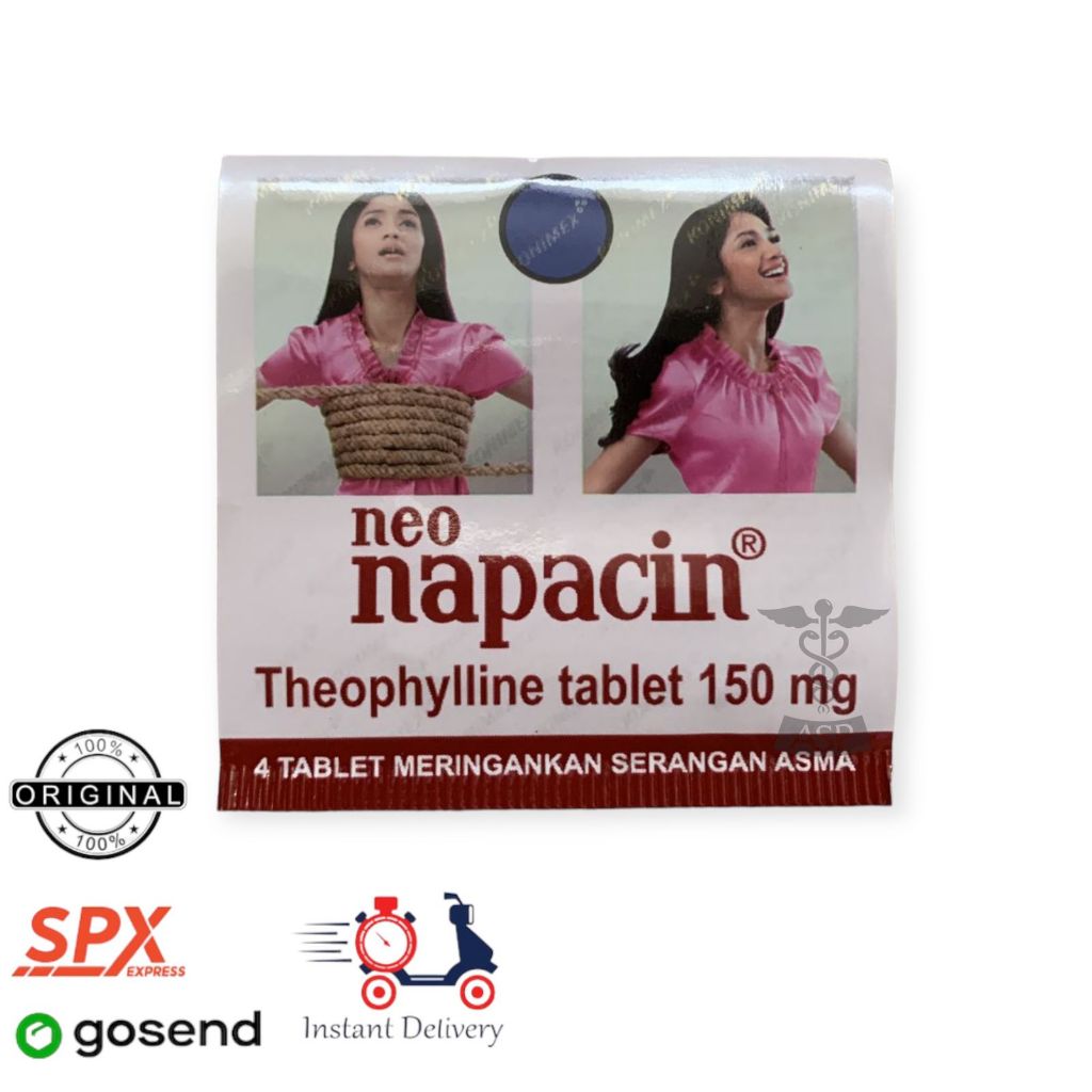 Jual Obat Sesak Nafas - Neo Napacin per strip | Shopee Indonesia