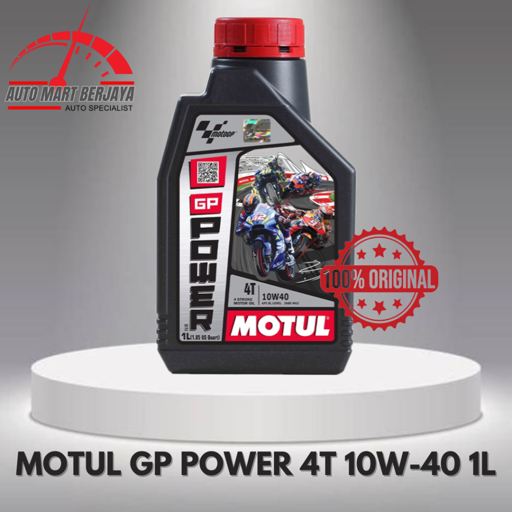 Jual Motul Oli Motor GP Power 4T 10W40 1L ORIGINAL | Shopee Indonesia