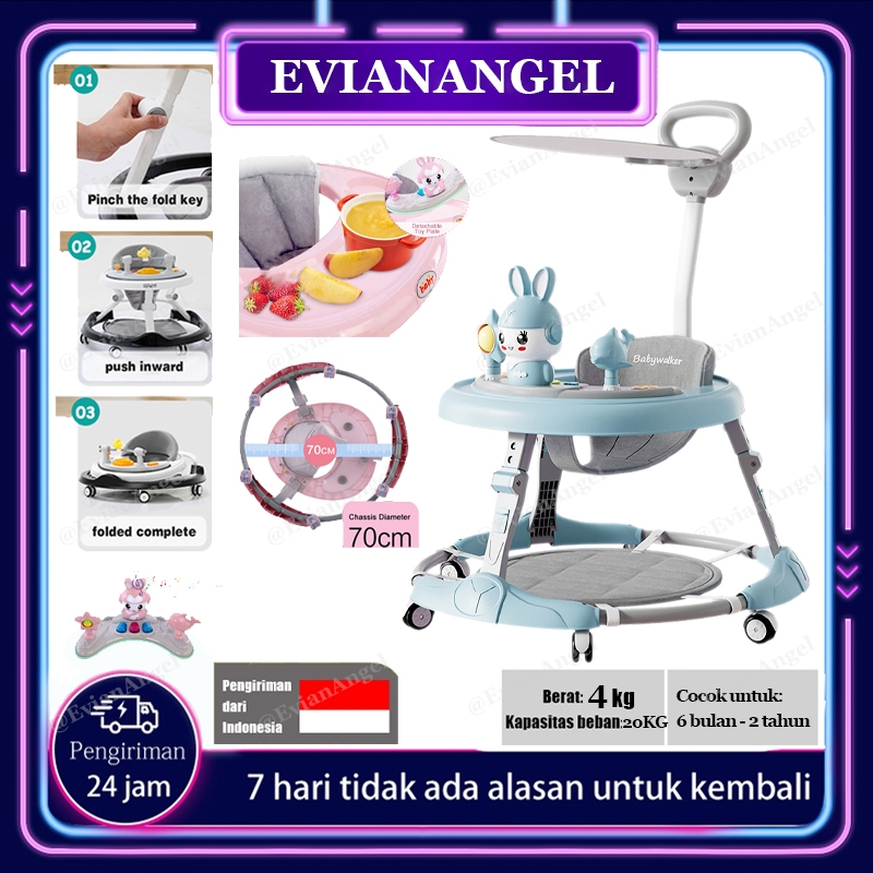Jual Baby Walker Family Terbaru Sepeda Bulat Bayi Kereta Bayi Belajar ...