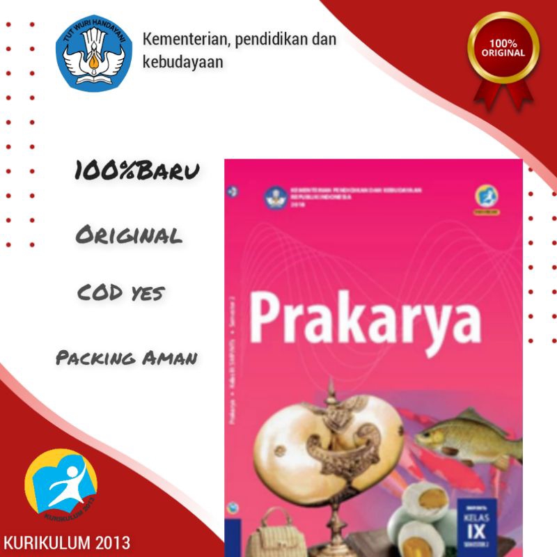 Jual Buku paket siswa PRAKARYA untuk SMP/MTs kelas 9 semester 2 kurikulum 2013 kemendikbud ...