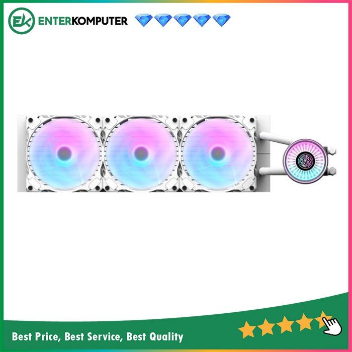 Jual Aigo DarkFlash Nebula DN360 / DN 360 ARGB - White - Liquid CPU ...