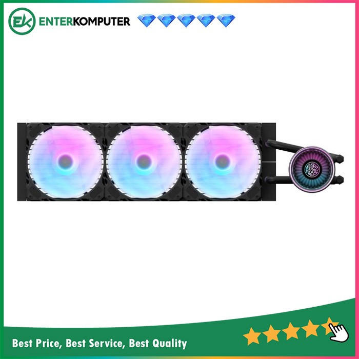 Jual Aigo DarkFlash Nebula DN360 / DN 360 ARGB - Black - Liquid CPU Cooler | Shopee Indonesia
