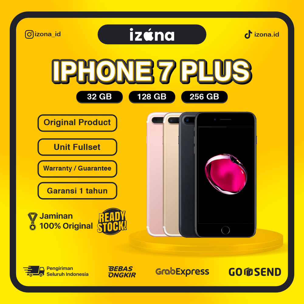 Jual IPHONE 7 PLUS 32 128GB SECOND INTER IBOX ORIGINAL FULLSET | Shopee ...