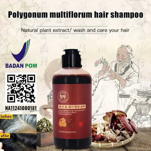Jual Black Herbal Shampoo - Shampoo Herbal Penghitam Rambut Uban ...