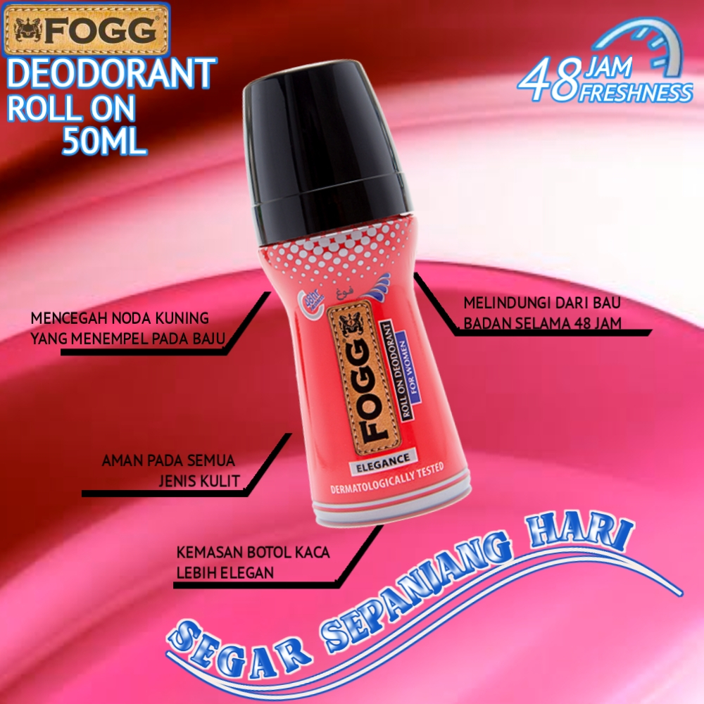 Jual Fogg Deodoran Roll On Ultimate 50ml Untuk Pria | Shopee Indonesia