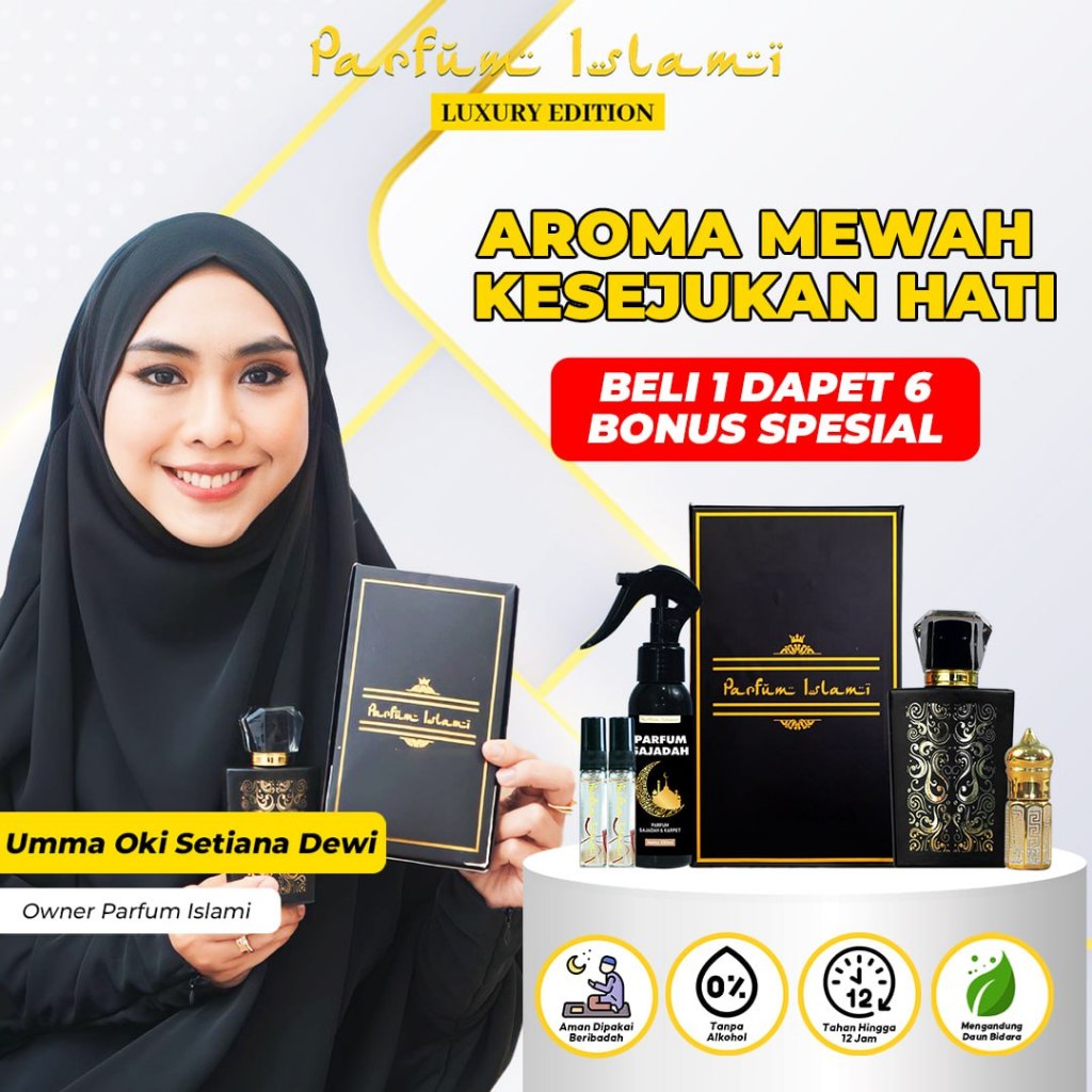 Jual PARFUM ISLAMI LUXURY X USTADZAH OKI SETIANA DEWI - Parfum Premium ...