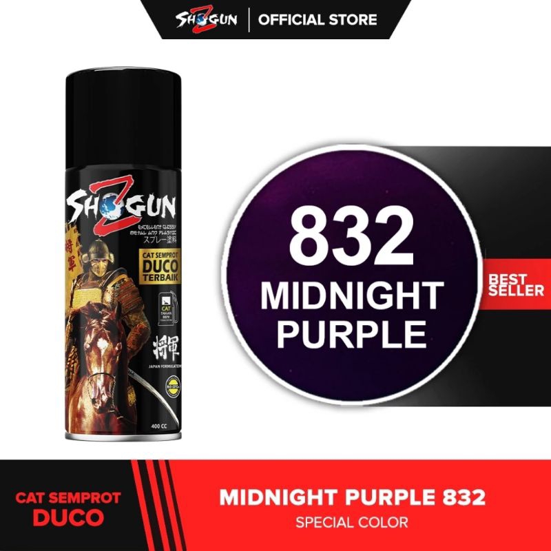 Jual CAT SEMPROT DUCO SHOGUN Z 832 MIDNIGHT PURPLE SPRAY PAINT DARK ...