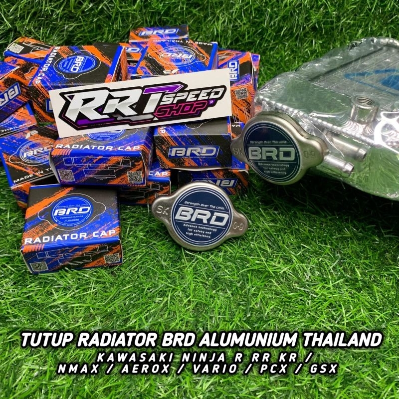 Jual TUTUP RADIATOR ALMUNIUM BRD RACING THAILAND NINJA MATIC UNIVERSAL ...
