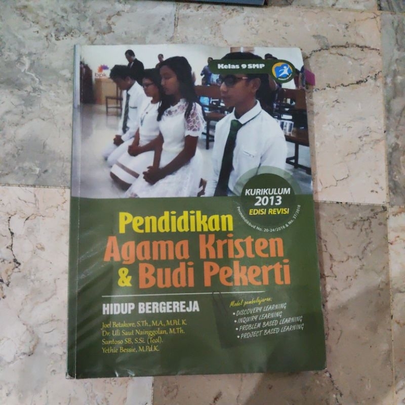 Jual Buku Pendidikan Agama Kristen dan Budi Pekerti kelas 9, IX, SMP ...