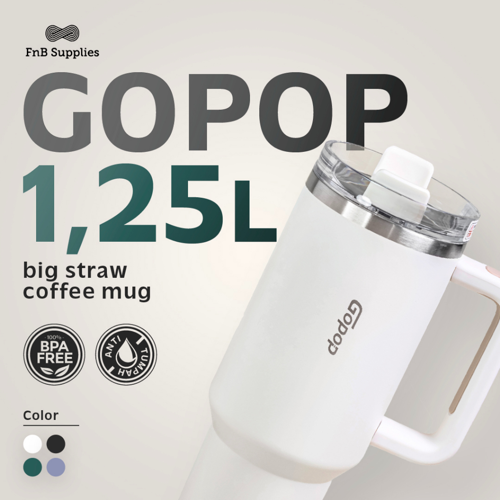 Jual Termos Tumbler Air Minum Stainless Steel / Botol Minuman 1250 Ml ...