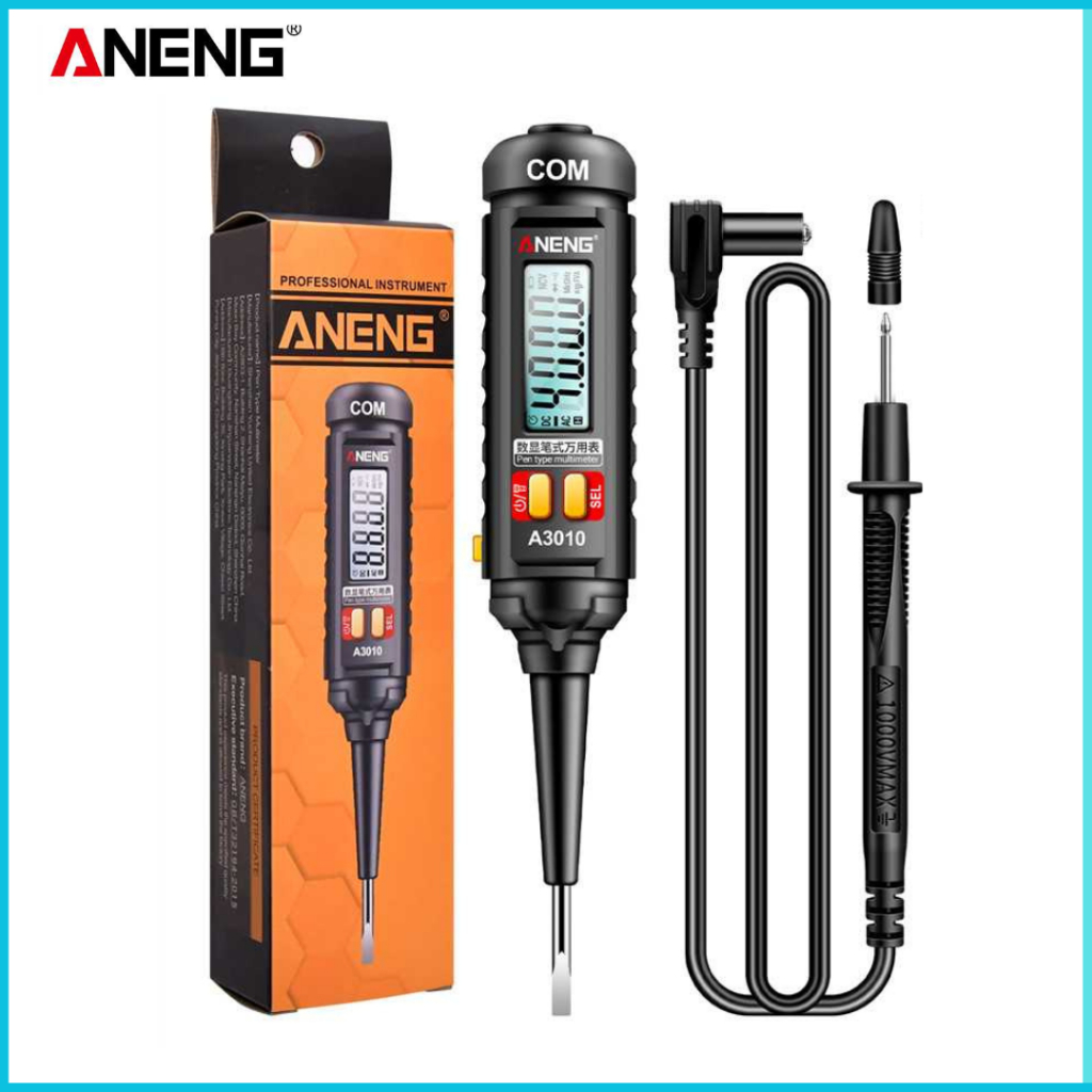 Jual COD Cepat ANENG Digital Multimeter Tespen 2in1 Tester AC Voltage ...