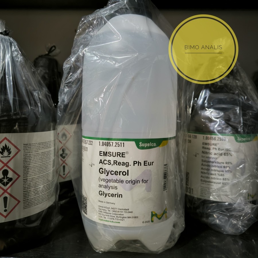 Jual GLYCEROL (VEGETABLE ORIGIN) 2.5L MERCK 104057 | Glyserin | Shopee ...