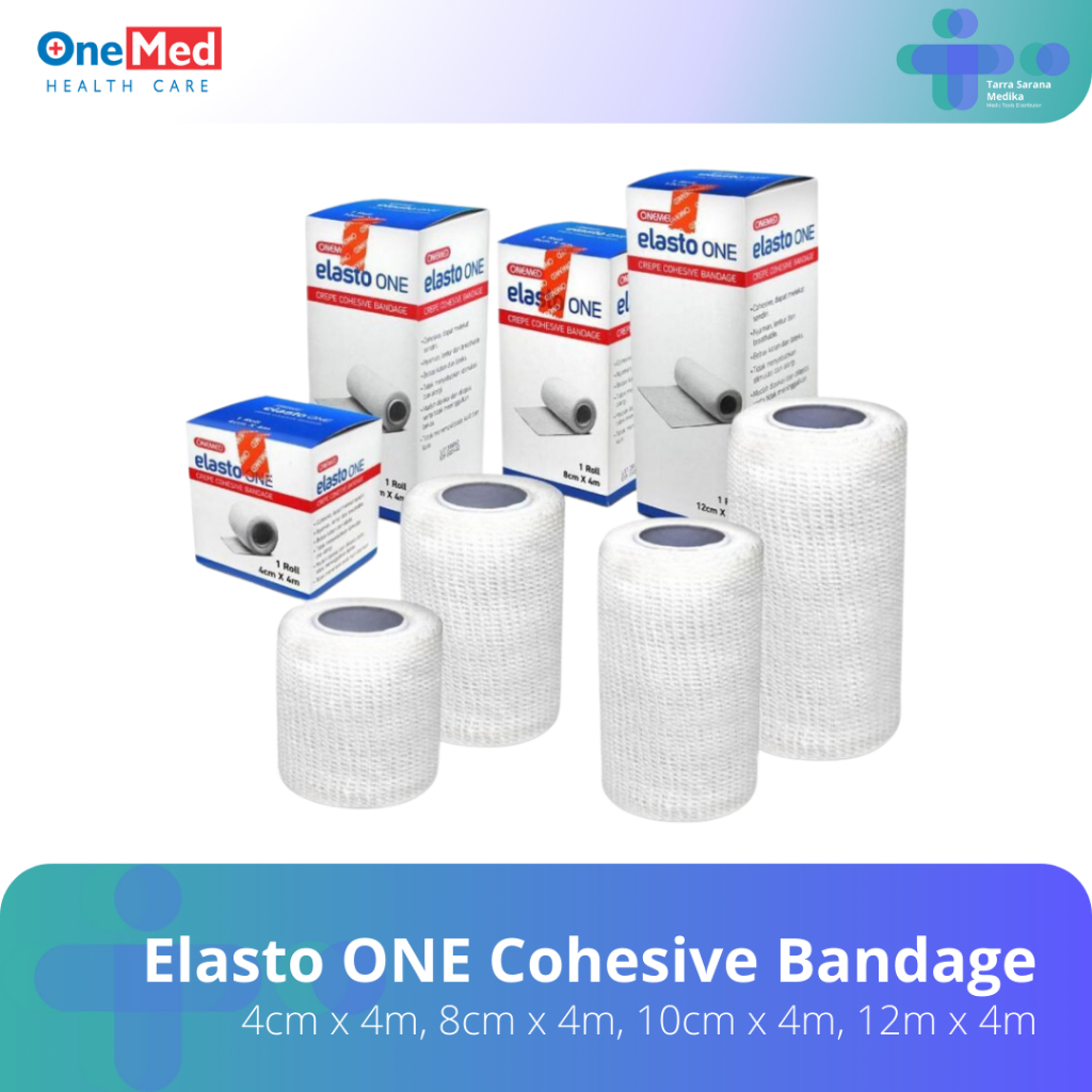 Jual OneMed Elasto ONE Cohesive Elastic Fixation Bandage (Berbagai Ukuran) | Shopee Indonesia