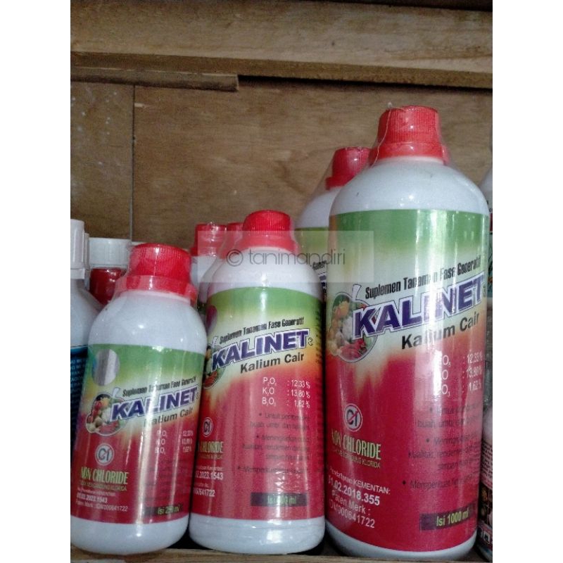 Jual Suplemen Tanaman Fase Generatif KALINET Kalium Cair 1000ML PUPUK ...