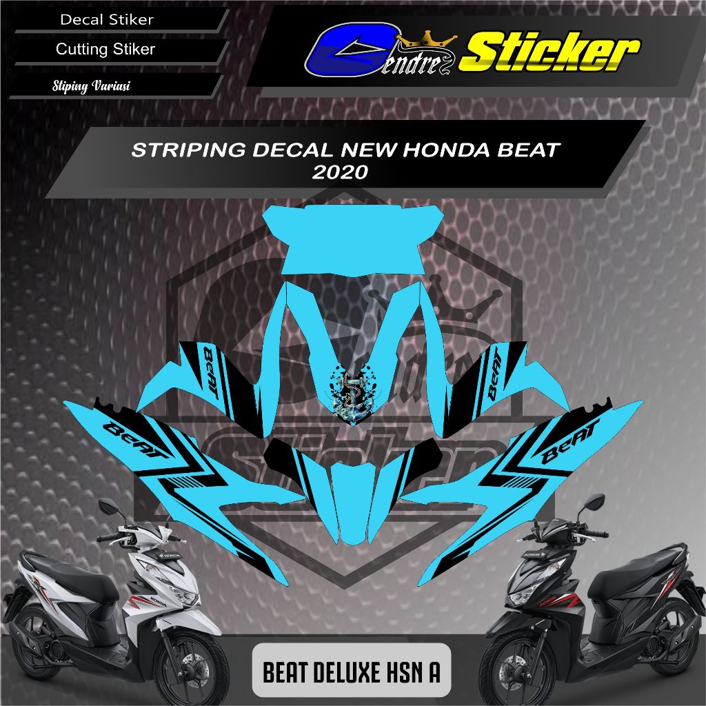 Jual STRIPING / STIKER LIST DECAL FULL BODY BEAT DELUXE 2020 - 2023 ...