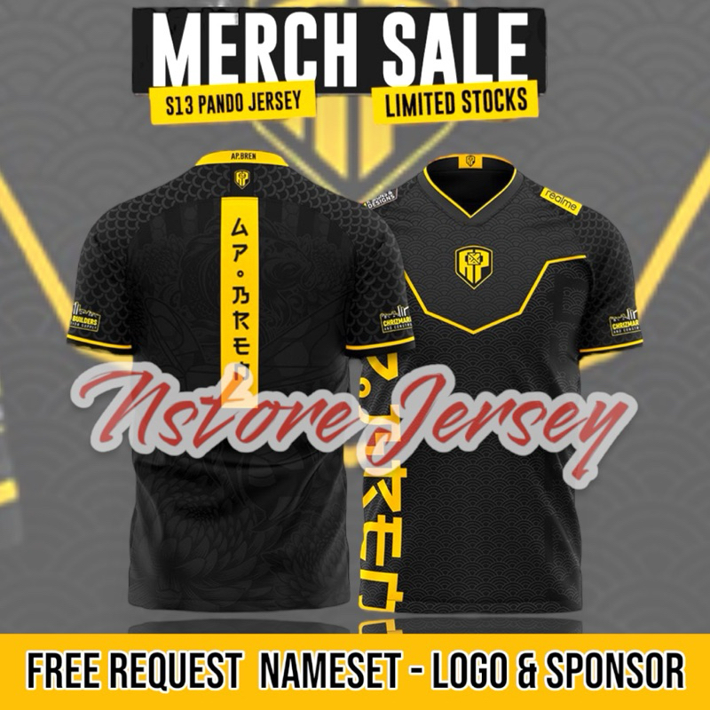 Jual Jersey Ap Bren Esport Terbaru Home Away 2024 Free Nickname ...