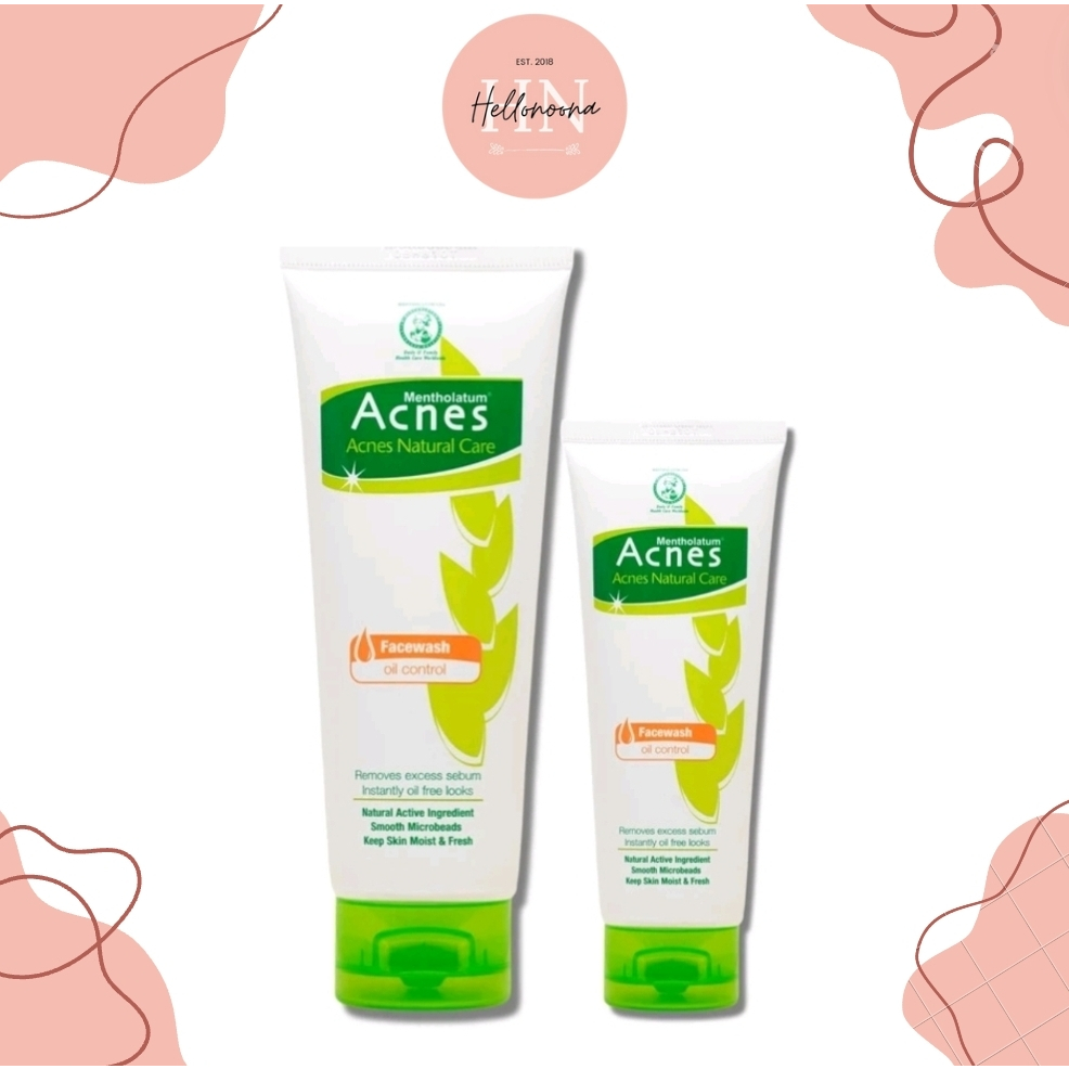 Jual ACNES - Natural Care Oil Control Face Wash (Oren) | Shopee Indonesia