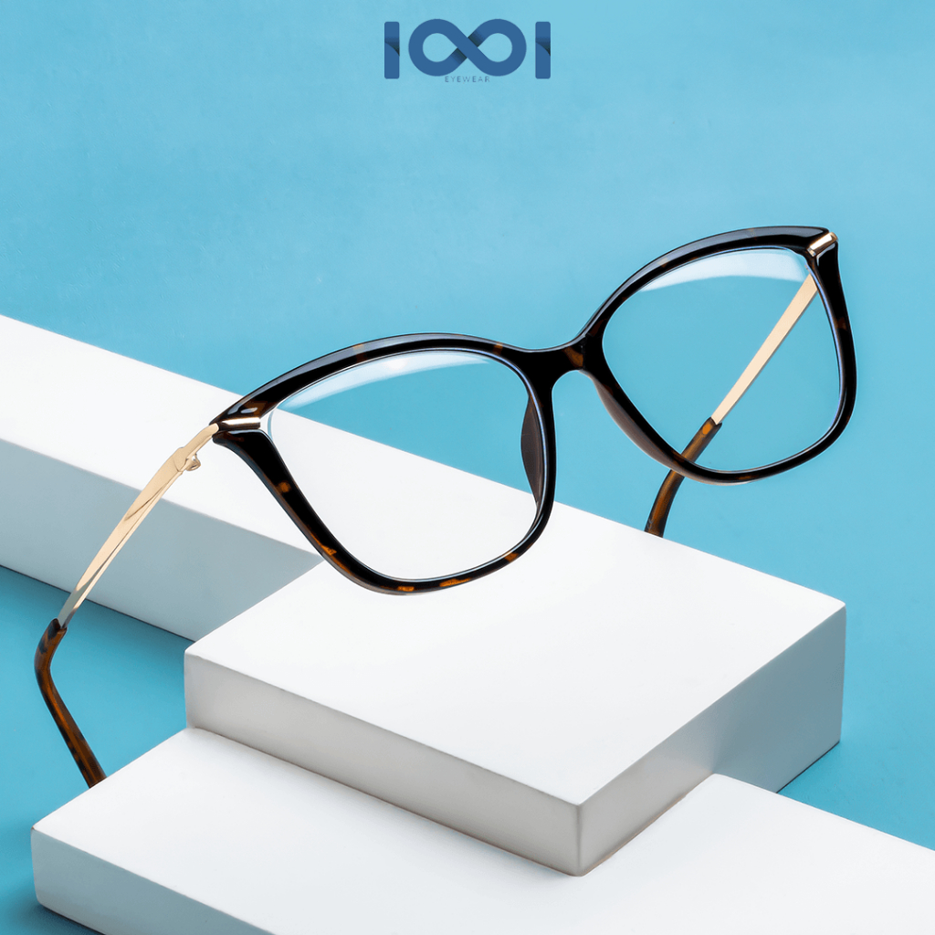 Jual IOOI Eyewear - Kacamata Cat Eye Bahan Metal Stylish Bisa Minus ...