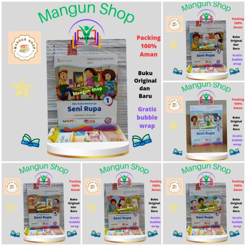 Jual BUKU SENI RUPA KELAS 1,2,3,4,5,6 SD KURIKULUM MERDEKA PLATINUM | Shopee Indonesia