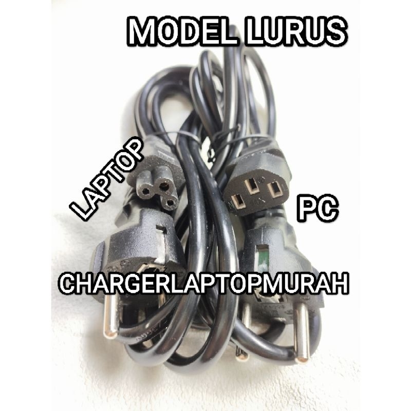 Jual KABEL POWER PC / KABEL POWER LAPTOP Kabel Power Adaptor Charger ...