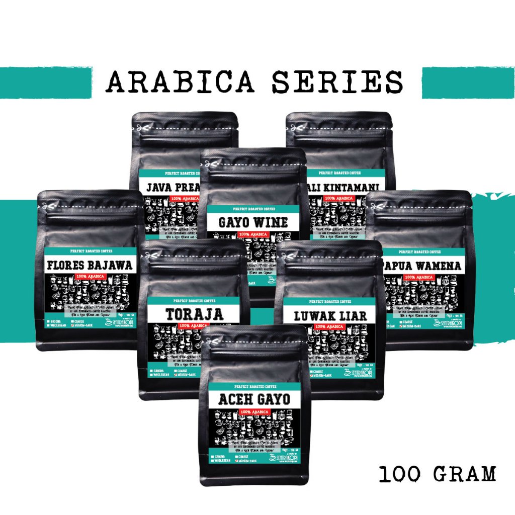 Jual Sentra Kopi Arabika 100 Gr Series - Aceh Gayo, Papua Wamena ...