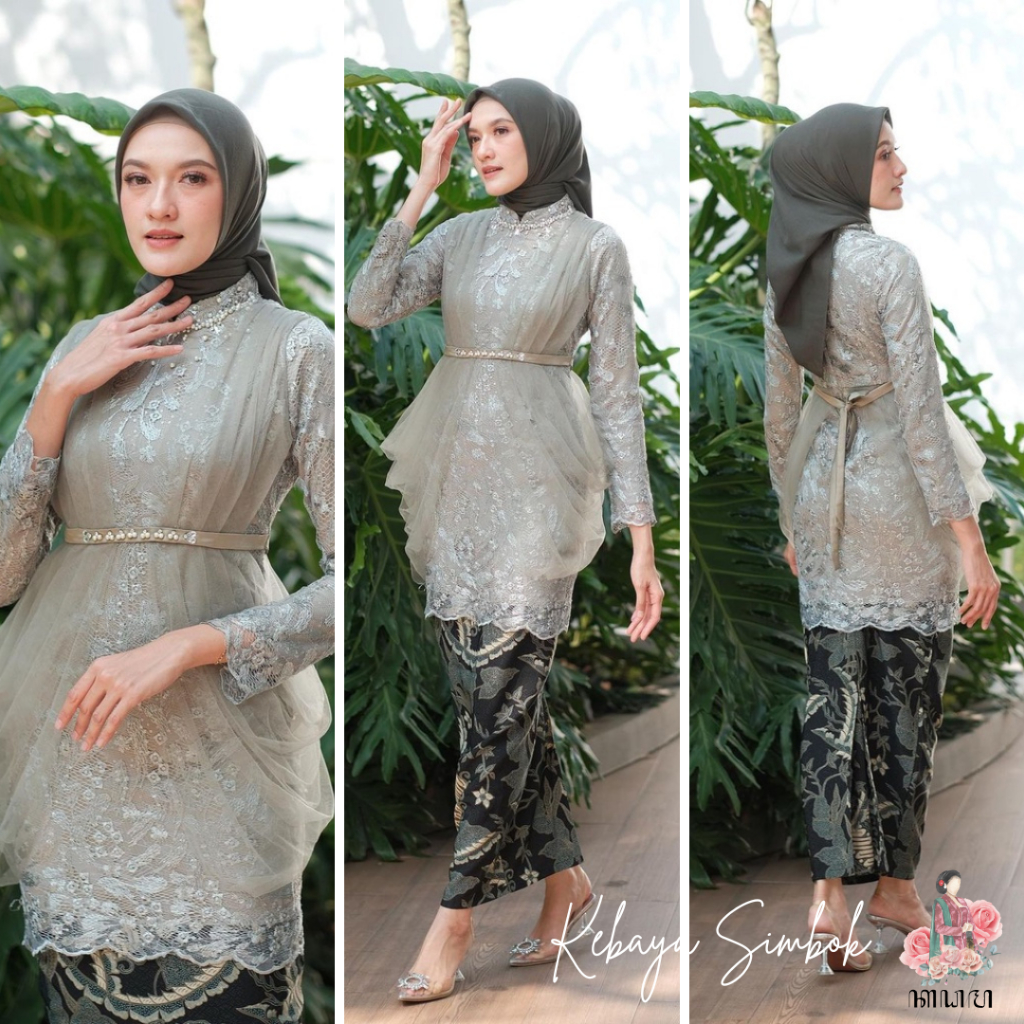 Jual Kebaya Wisuda by Simbok Couple Modern Kebaya Madina Tunik Brokat ...