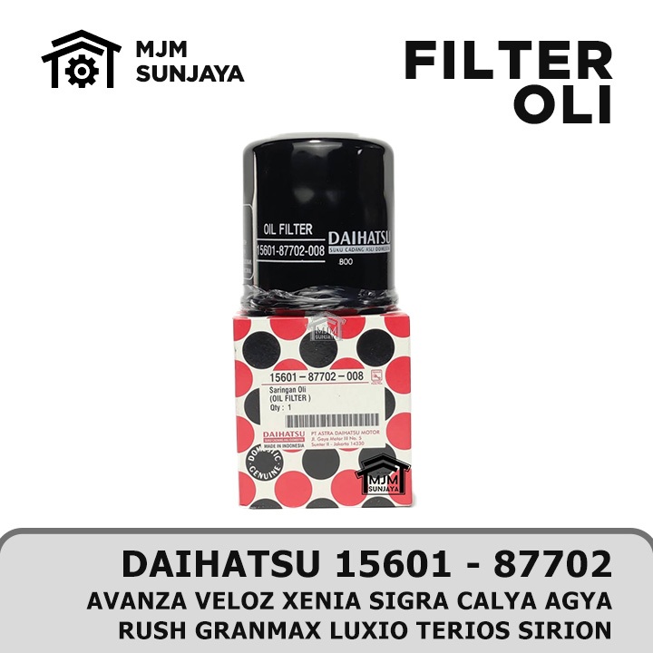 Jual Oil Filter Oli Mobil DAIHATSU Avanza Xenia Agya Ayla Sigra Calya ...