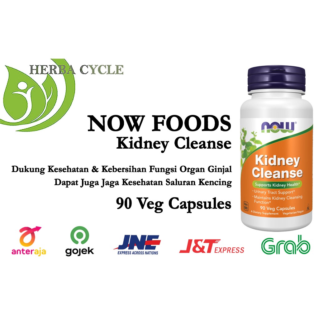 Jual Now Foods Kidney Cleanse 90 Veg Now Kidney Vit Ginjal Ori USA ...