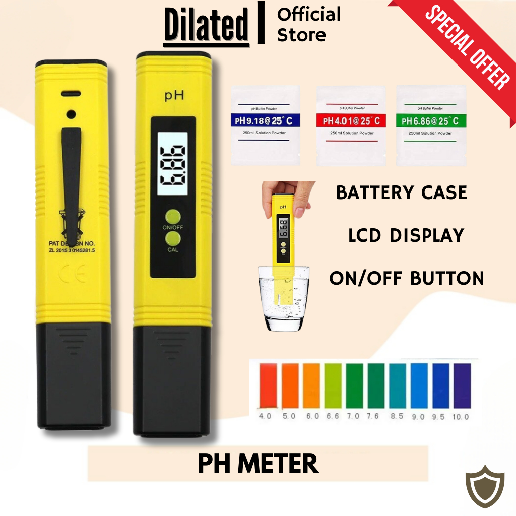 Jual PH Meter Digital PH Tester Pen PH Ukur Alat Pengukur Keasaman ...
