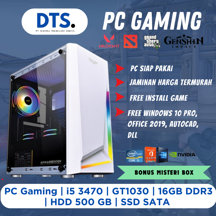 Jual PC RAKITAN GAMING CORE i5 SIAP GAME BERAT BANYAK BONUS | Shopee ...