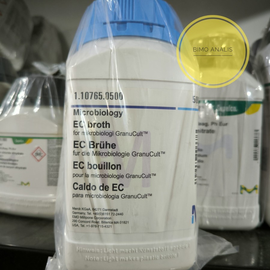 Jual EC BROTH FOR MICROBIOLOGY 500GR MERCK 110765 ESCHERICHIA COLI ...