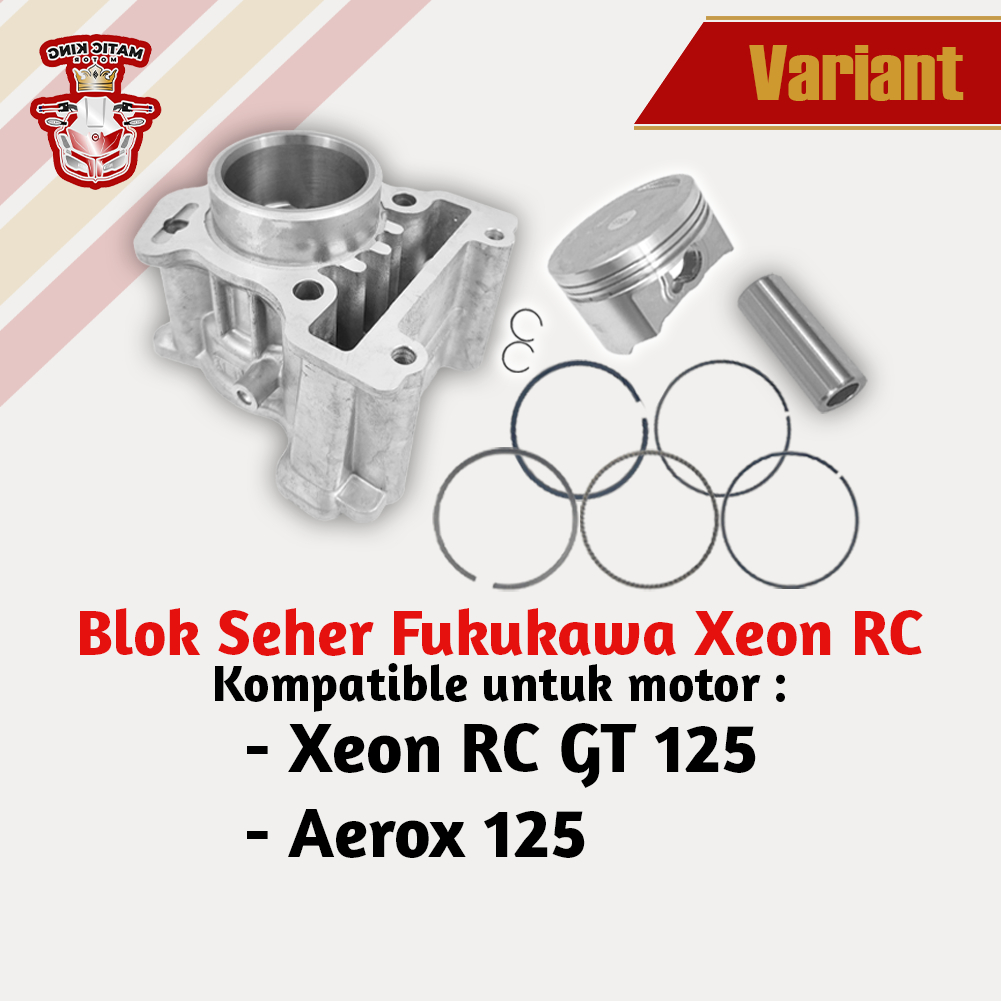 Jual Blok Seher SET Cylinder Comp Nmax Aerox Lexi 125 150 155 Old New ...