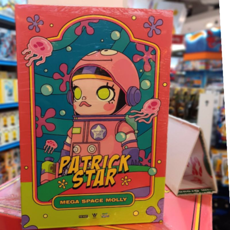 Jual POPMART SPONGEBOB SQUAREPANTS MEGA SPACE MOLLY PATRICK STAR 400% ...