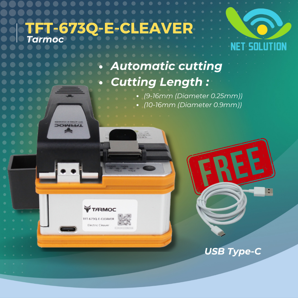 Jual Tarmoc TFT-673Q-E-CLEAVER | Cleaver Otomatis | Alat potong core FO ...